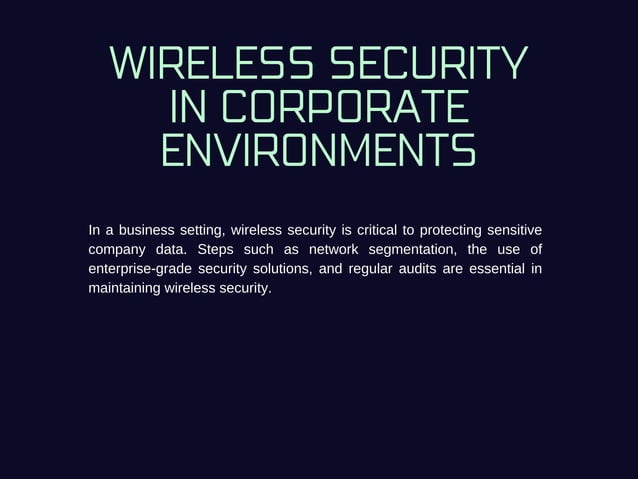 Wireless Security | Wireless Network Security | PDF