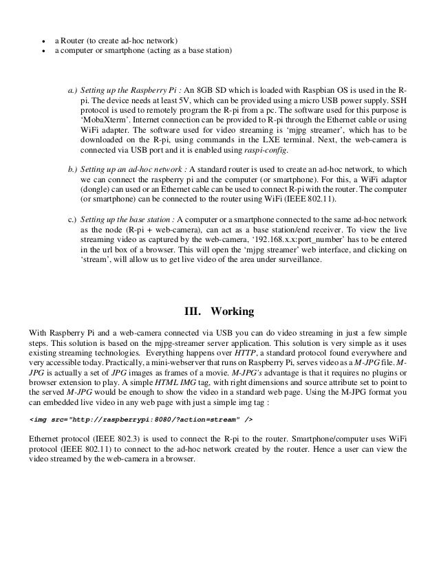 Wireless security camera