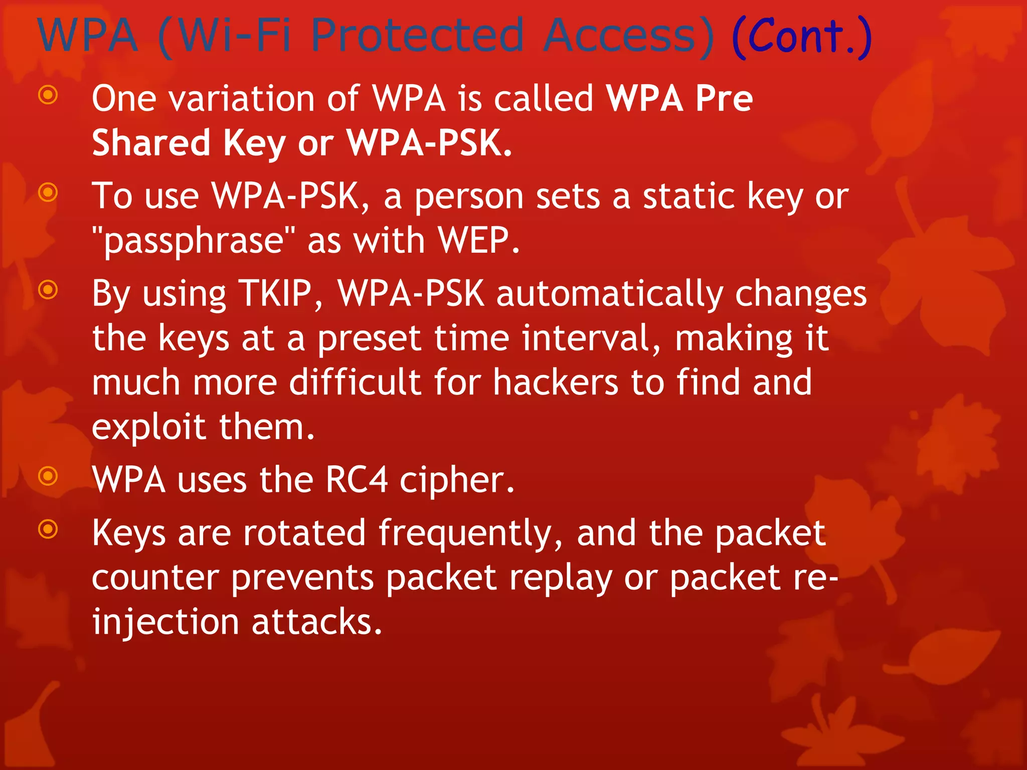 Wireless security presentation | PPT