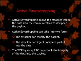 Wireless security presentation | PPT