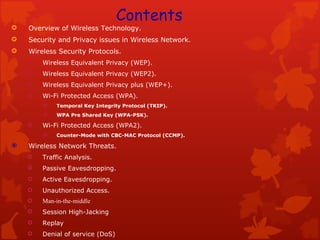 Wireless security presentation | PPT