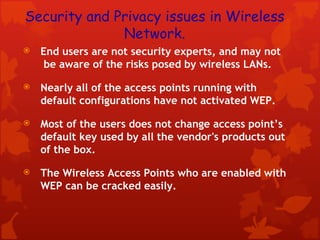 Wireless security presentation | PPT