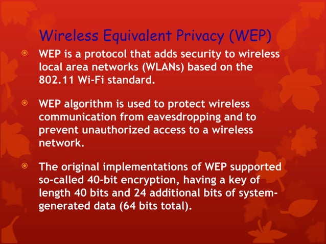 Wireless security presentation | PPT