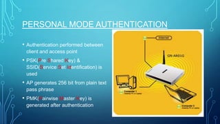 Wireless security using wpa2 | PPT