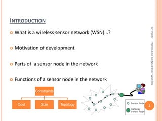 Wireless sensor network | PPTX | Internet of Things | Internet
