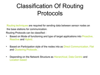 Wireless sensor network | PPT | Computer Networking | Computing