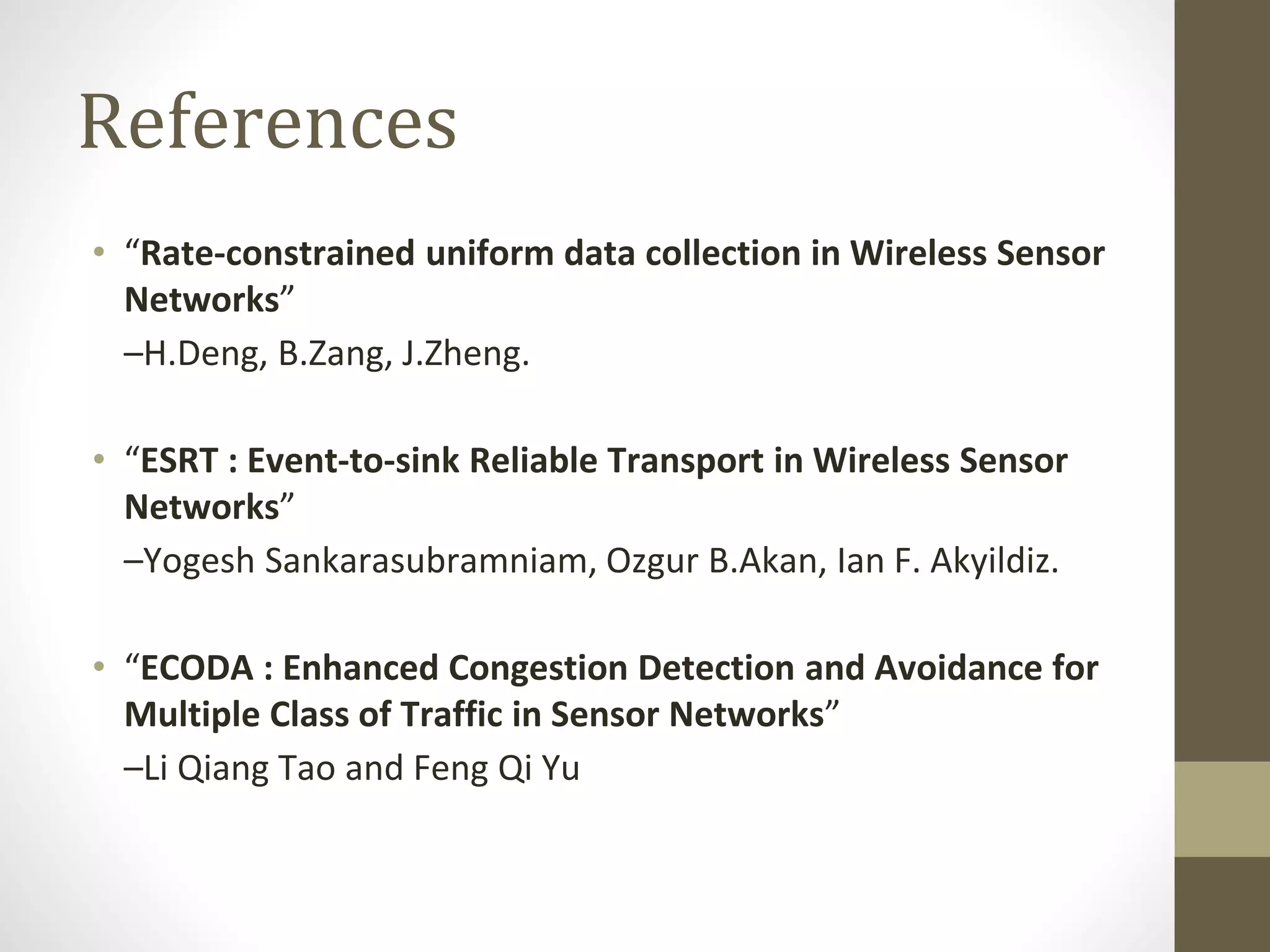 Wireless sensor network | PPT