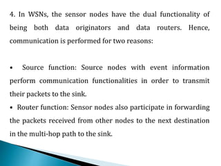 Wireless sensor network applications | PPTX | Internet of Things | Internet