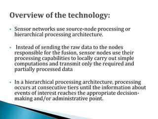 Wireless sensor network applications | PPTX | Internet of Things | Internet