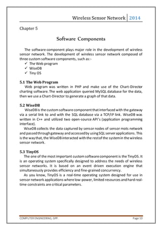 Wireless sensor network report | DOCX