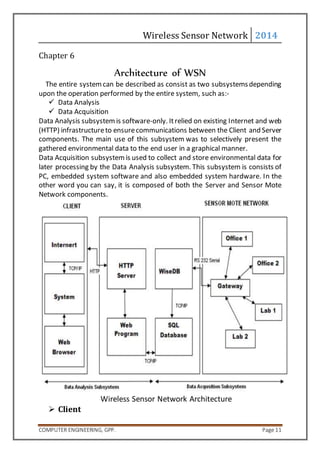 Wireless sensor network report | DOCX