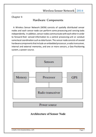 Wireless sensor network report | DOCX