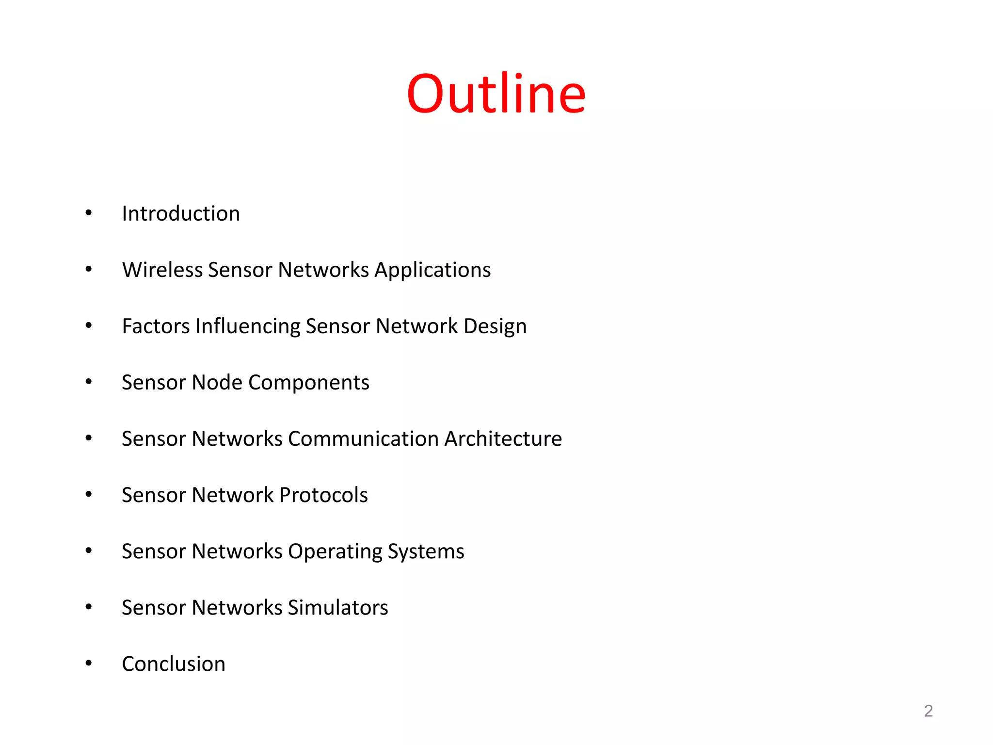 Wireless sensor networks | PPTX