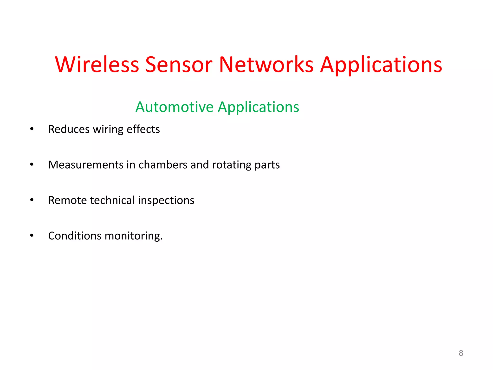 Wireless sensor networks | PPTX