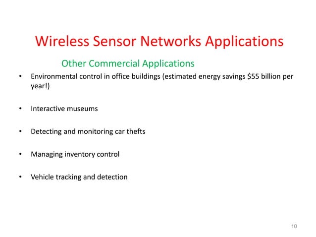 Wireless sensor networks | PPTX