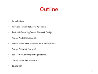 Wireless sensor networks | PPTX