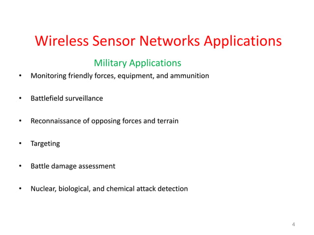 Wireless sensor networks | PPTX