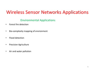 Wireless sensor networks | PPTX