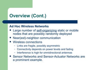 Wireless Sensor Networks | PPT