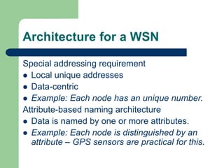 Wireless sensor networks | PPT