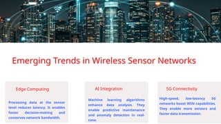 WIRELESS SENSOR NETWORKS fundamentals and basics | PPTX