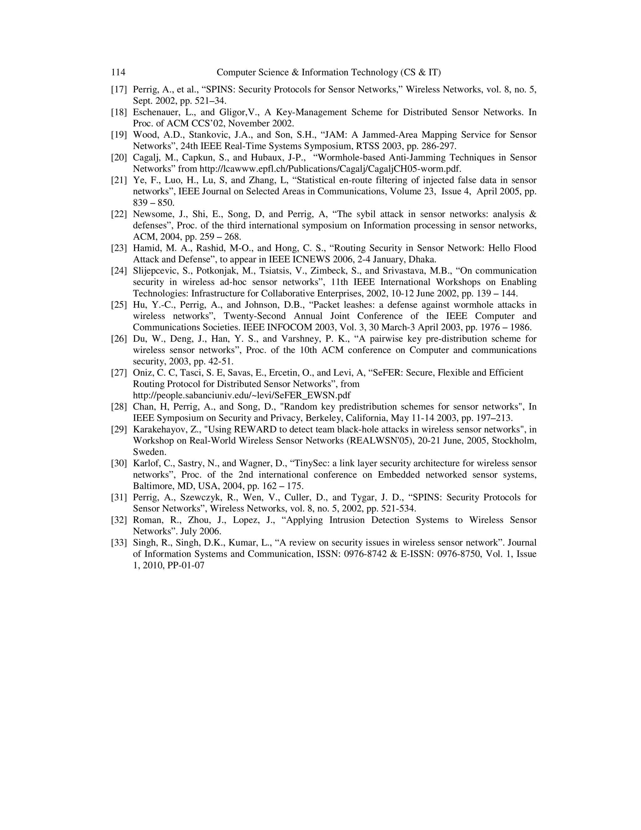 Wireless Sensor Networks Architecture Security Requirements Security