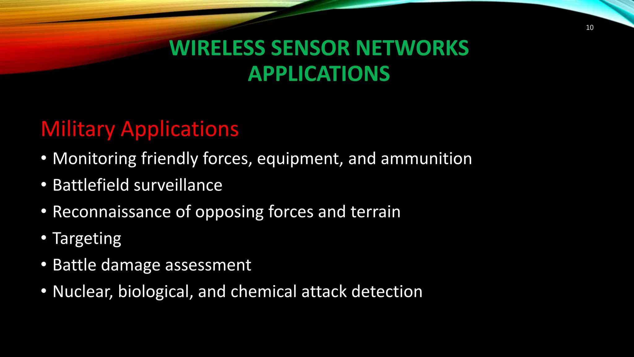 Wireless sensor networks | PPTX
