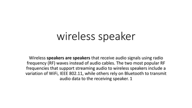 wireless speaker.pptx