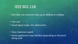 Wireless Standards & Technologies | PPTX