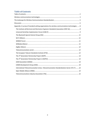 Wirelessstandards2009 08-19final | PDF | Internet of Things | Internet