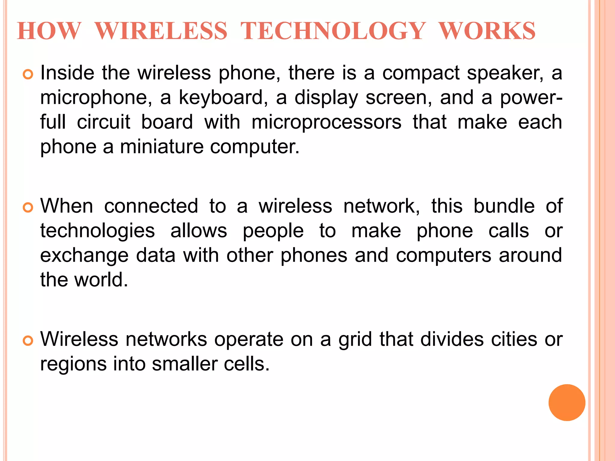 Introduction Wireless Technology | PPTX