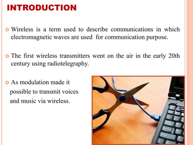 Introduction Wireless Technology | PPTX | Computer Networking | Computing