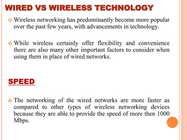 Introduction Wireless Technology | PPTX | Computer Networking | Computing