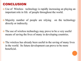 Introduction Wireless Technology | PPT