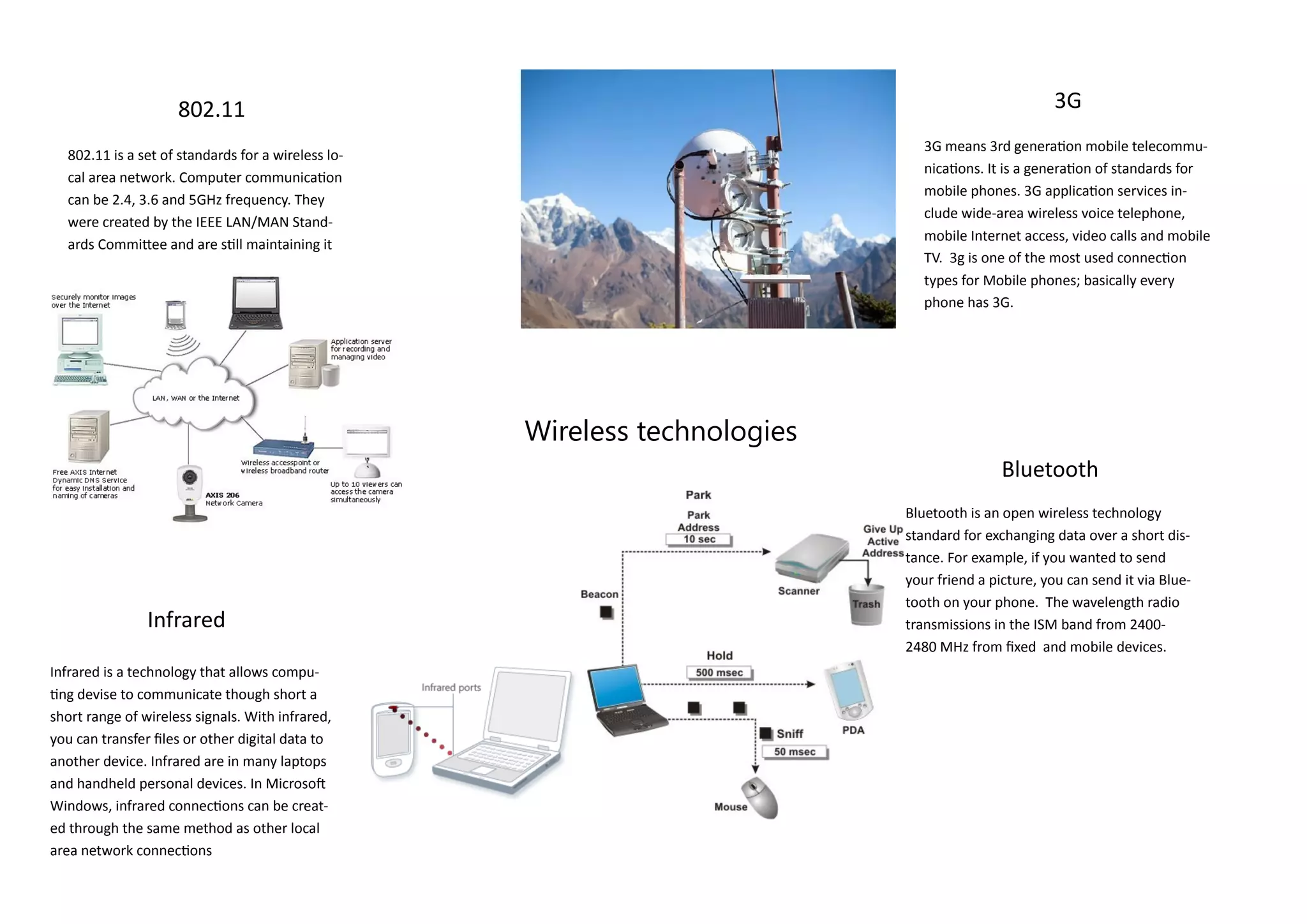 Wireless technologies poster | PDF