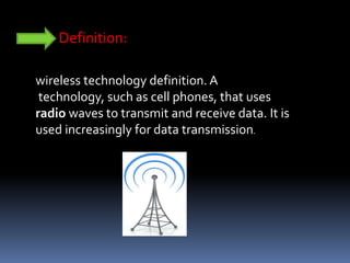 Wireless technology | PPTX