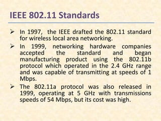 Wireless technology - Wi-Fi | PPTX | Internet | Computing