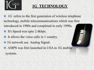 Wireless technology from 0G to 7.5G