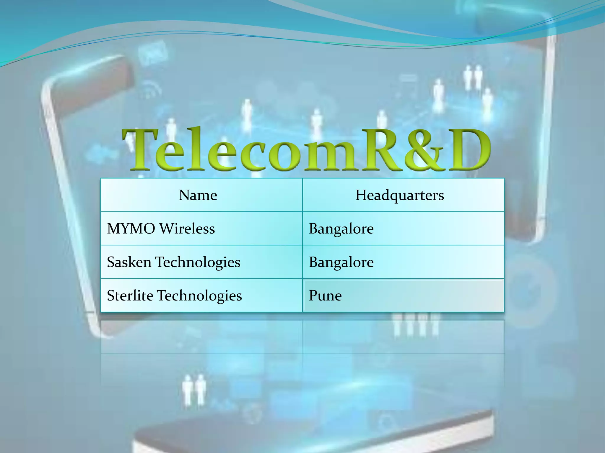 Wireless telecom Presentation 殺 | PPT