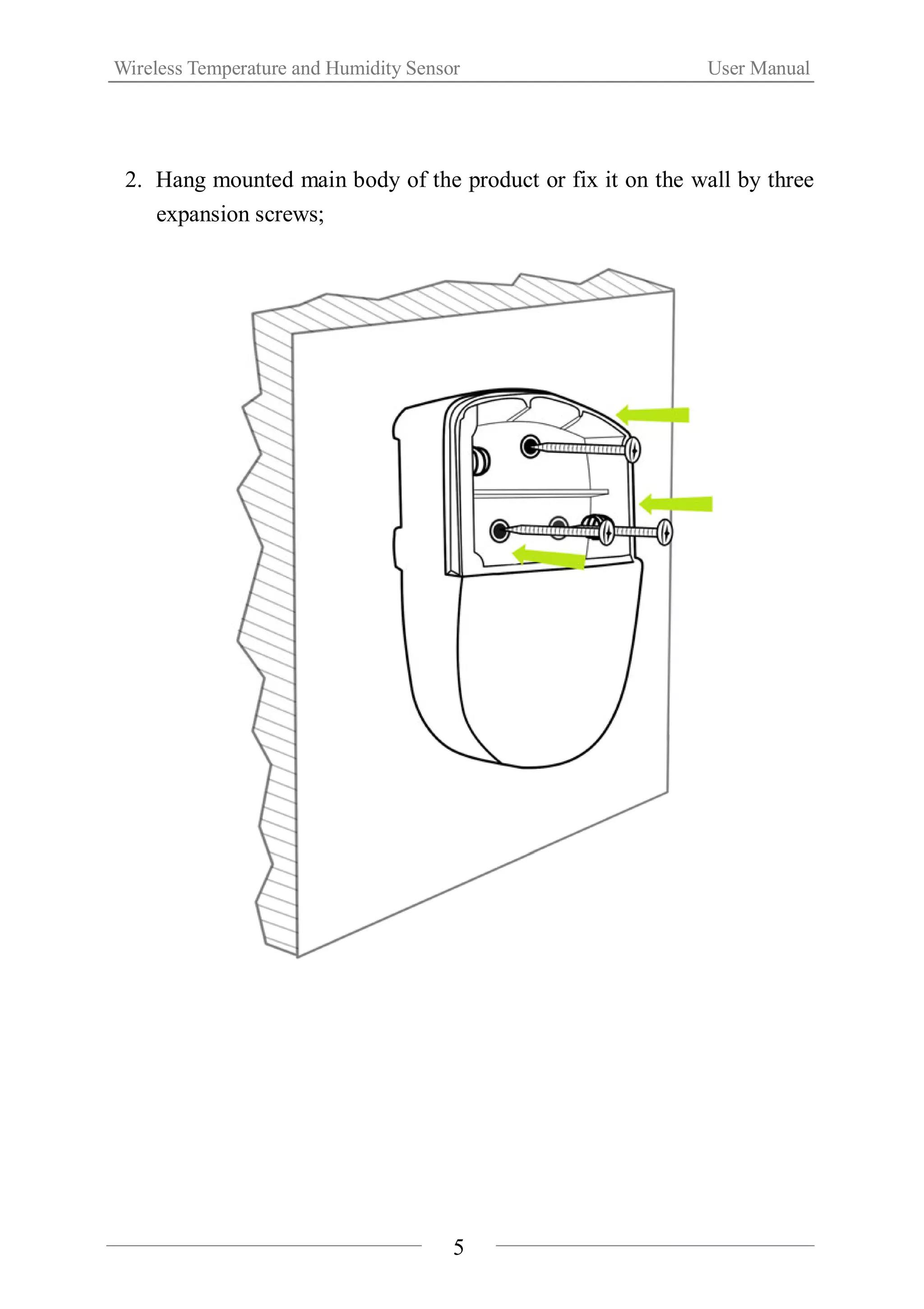 Wireless Temperature And Humidity Sensor（WL TH-01） | PDF