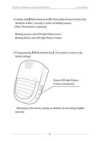 Wireless Temperature And Humidity Sensor（WL TH-01） | PDF | Home ...