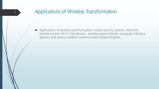 Wireless transmission | PPTX