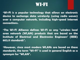 WIRELESS TREND REHAN.pptxwedddffdxffdfdf | PPTX