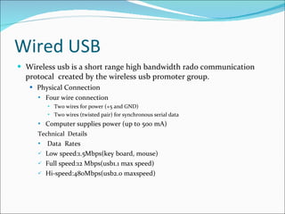 Wireless usb | PPT