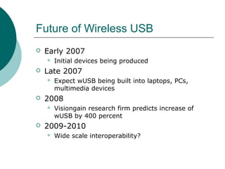 Wireless usb | PPT