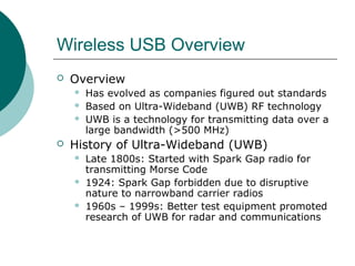 Wireless usb | PPT