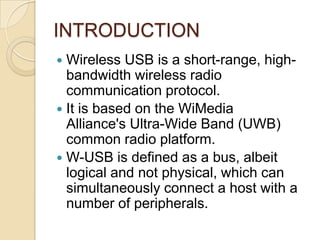 Wireless usb | PPTX