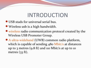Wireless usb | PPT