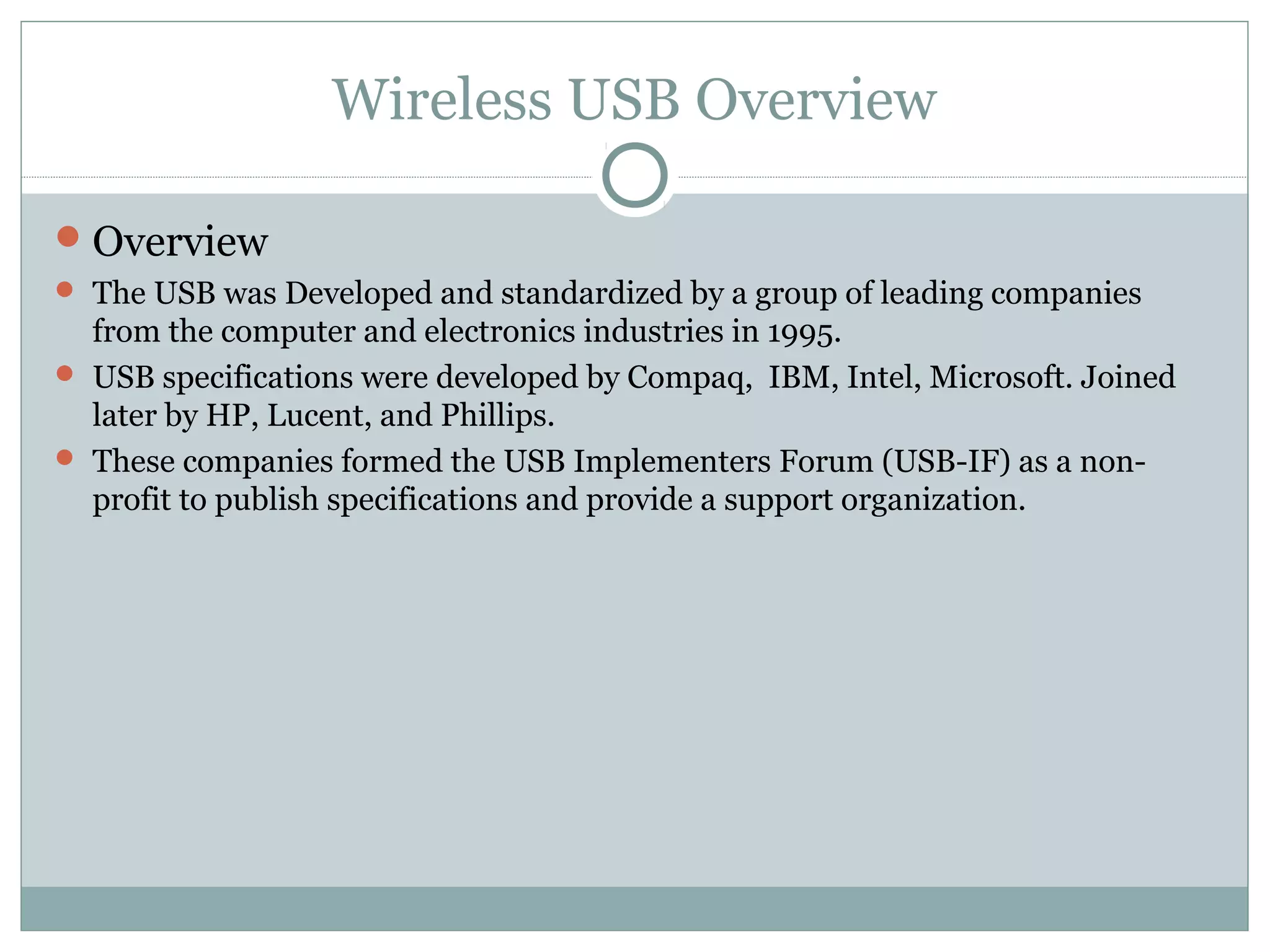 Wireless USB | PPT