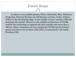 Wireless USB | PPT
